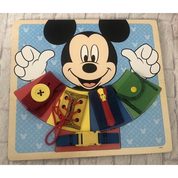 Melissa & Doug | Toys | Melissa Doug Mickey Mouse Basic Skills Board ...
